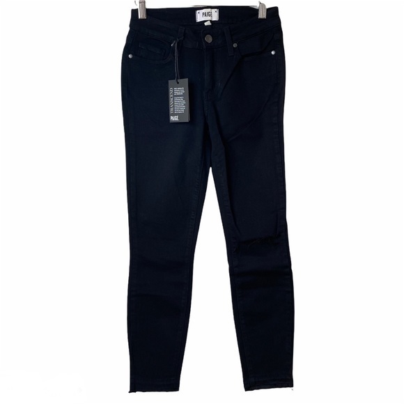 PAIGE | Jeans | Paige Verdugo Crop Undone Hem Mid Rise Ultra Skinny ...